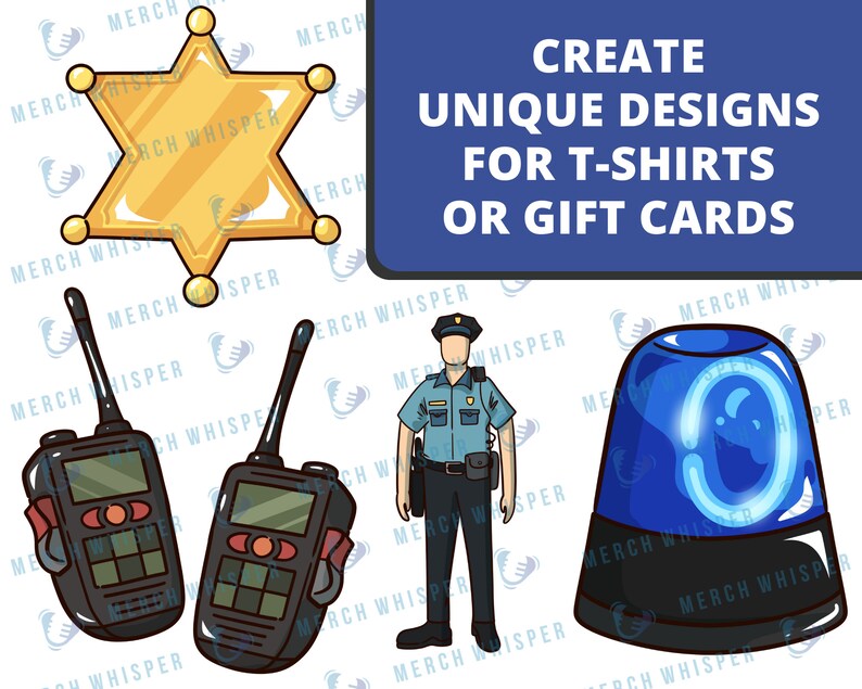 Police SVG Bundle for Shirts // Police PNG Sublimation Files // Police ...