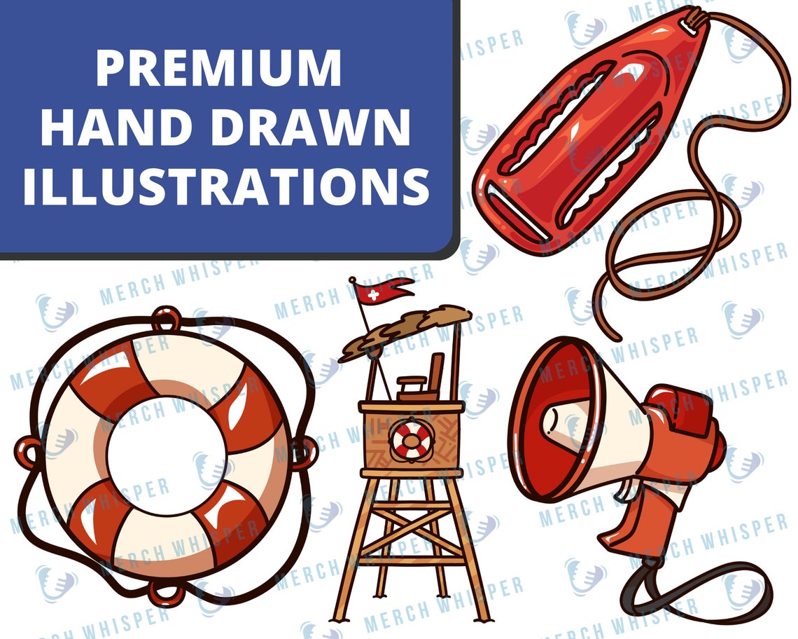 Lifeguard SVG Bundle for Shirts // Baywatch PNG Sublimation Files ...