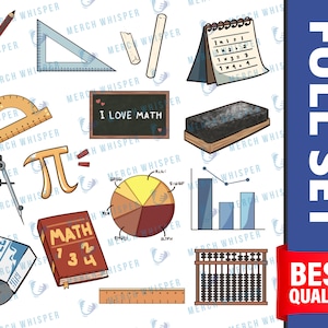 15 Math Teacher SVG, School Sublimation Designs, Student Digital ...