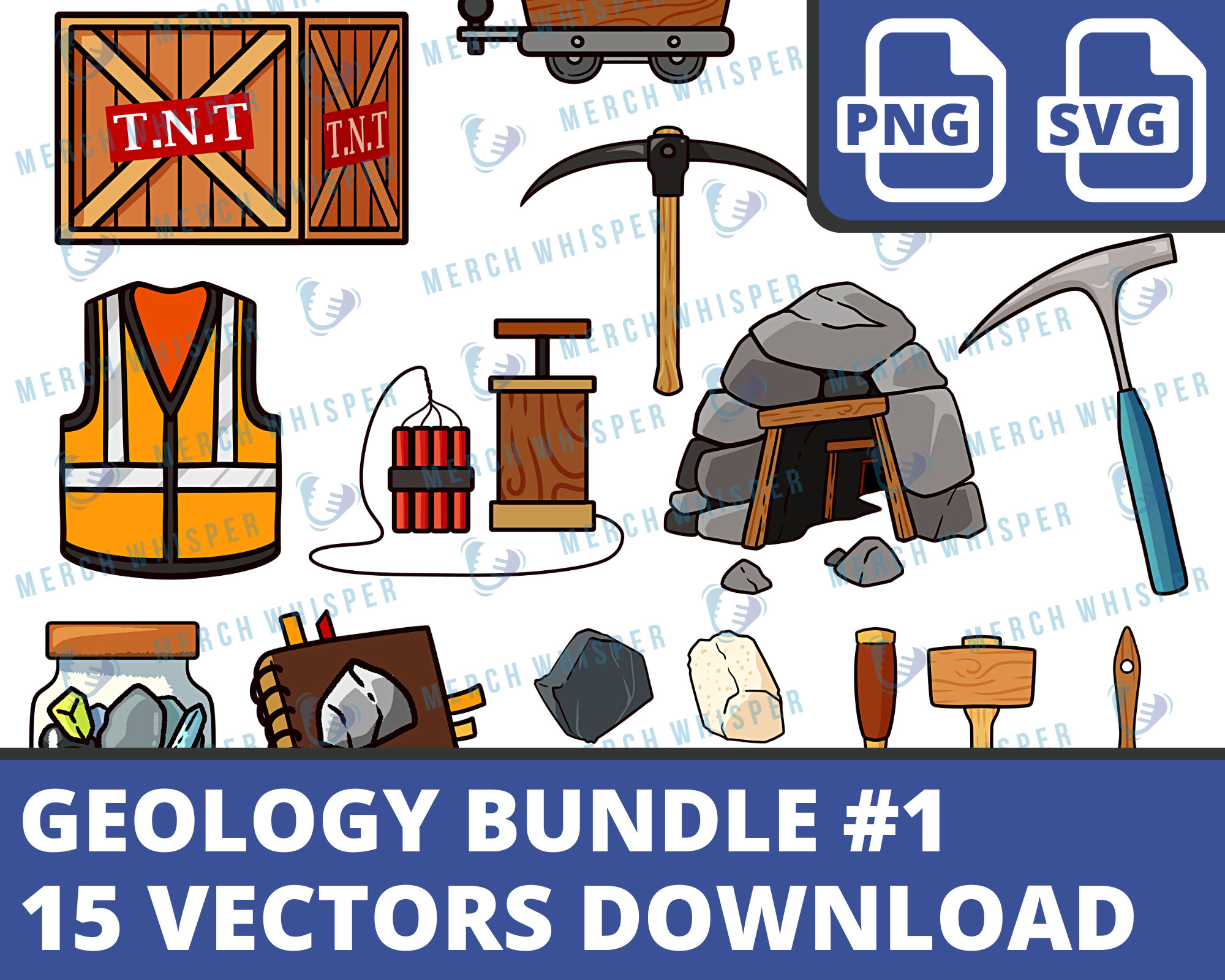 Geology SVG Bundle for Shirts // Geologist PNG Sublimation Files ...