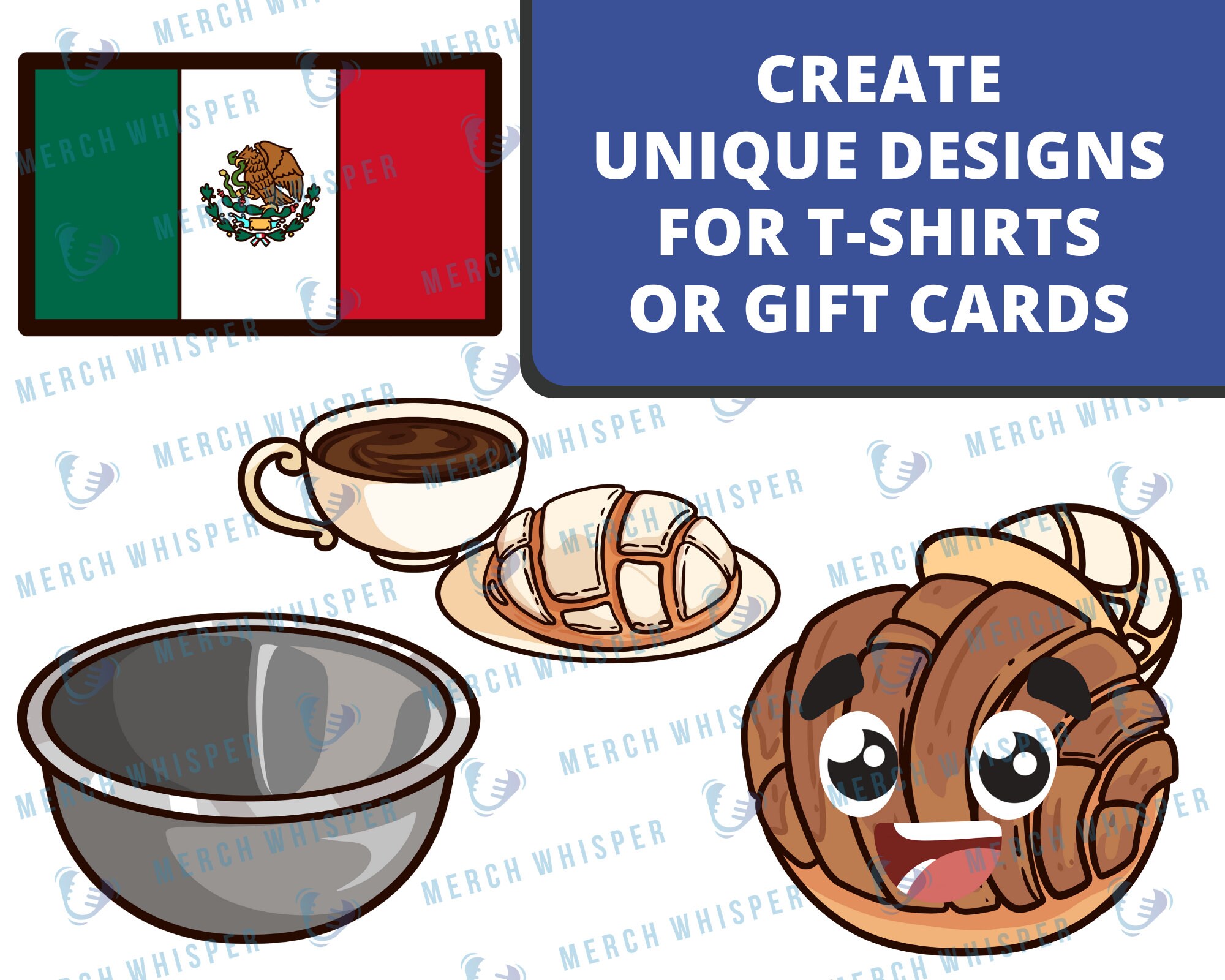 Conchas SVG Bundle for Shirts // Bakery PNG Sublimation Files // Baking ...