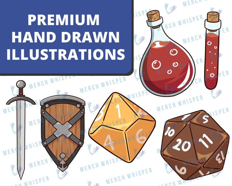 15 Roleplay Game SVG Bundle, RPG Dice Set PNG, Tabletop Gaming Clipart ...