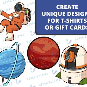 15 Planets SVG Bundle, Space PNG Clipart Commercial Use, Astronomy ...