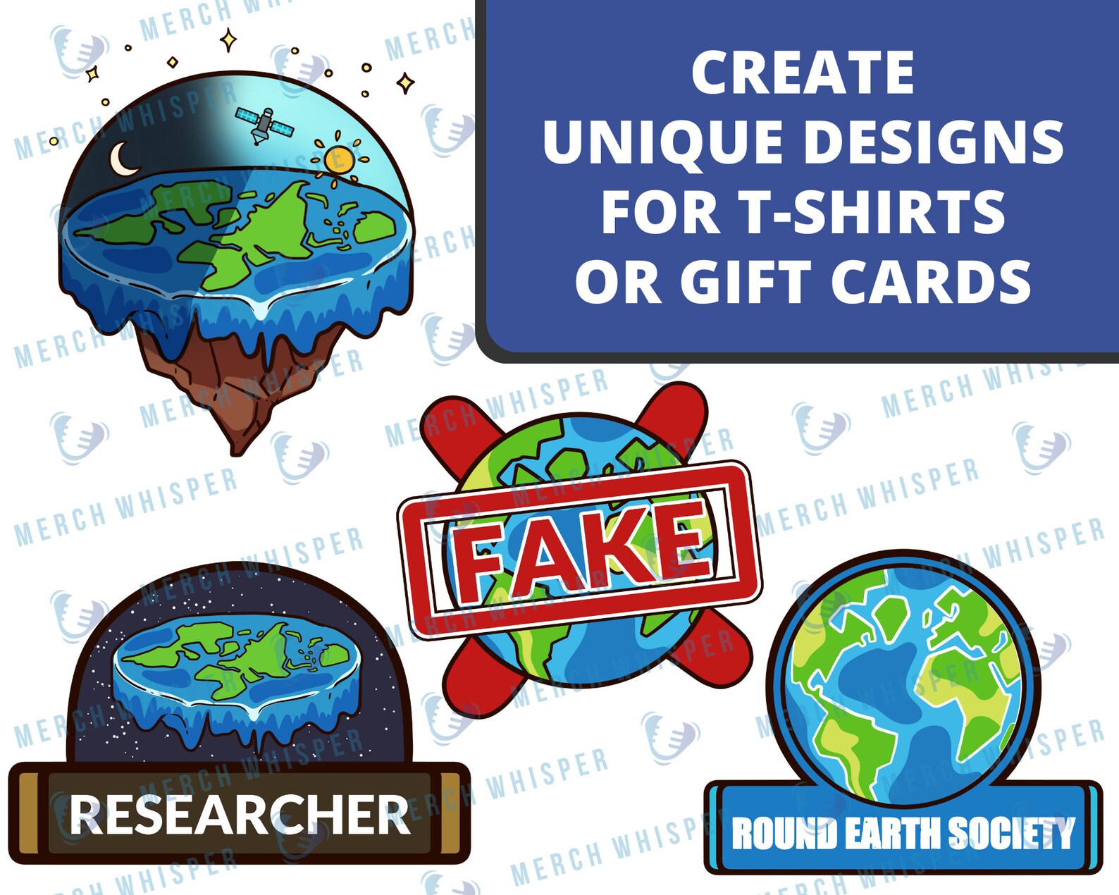 Conspiracy Theories SVG Bundle for Shirts // Flat Earth PNG Sublimation ...