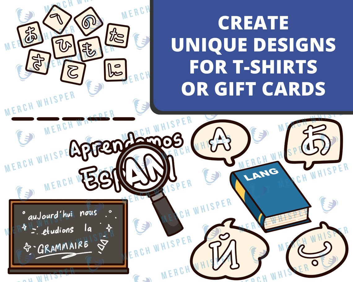 ELL Teacher SVG Bundle for Shirts // Languages PNG Sublimation Files ...
