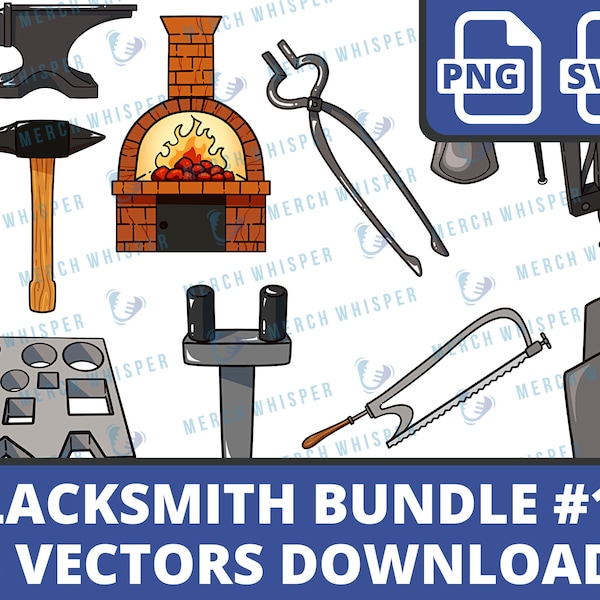 Blacksmith Svg - Etsy