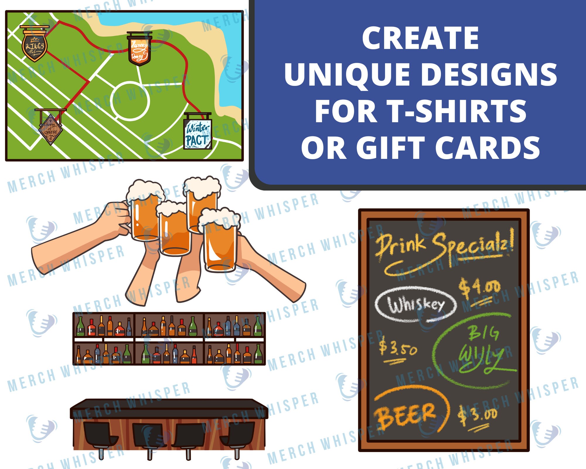Bar Crawl SVG Bundle for Shirts // Pub PNG Sublimation Files // Beer ...