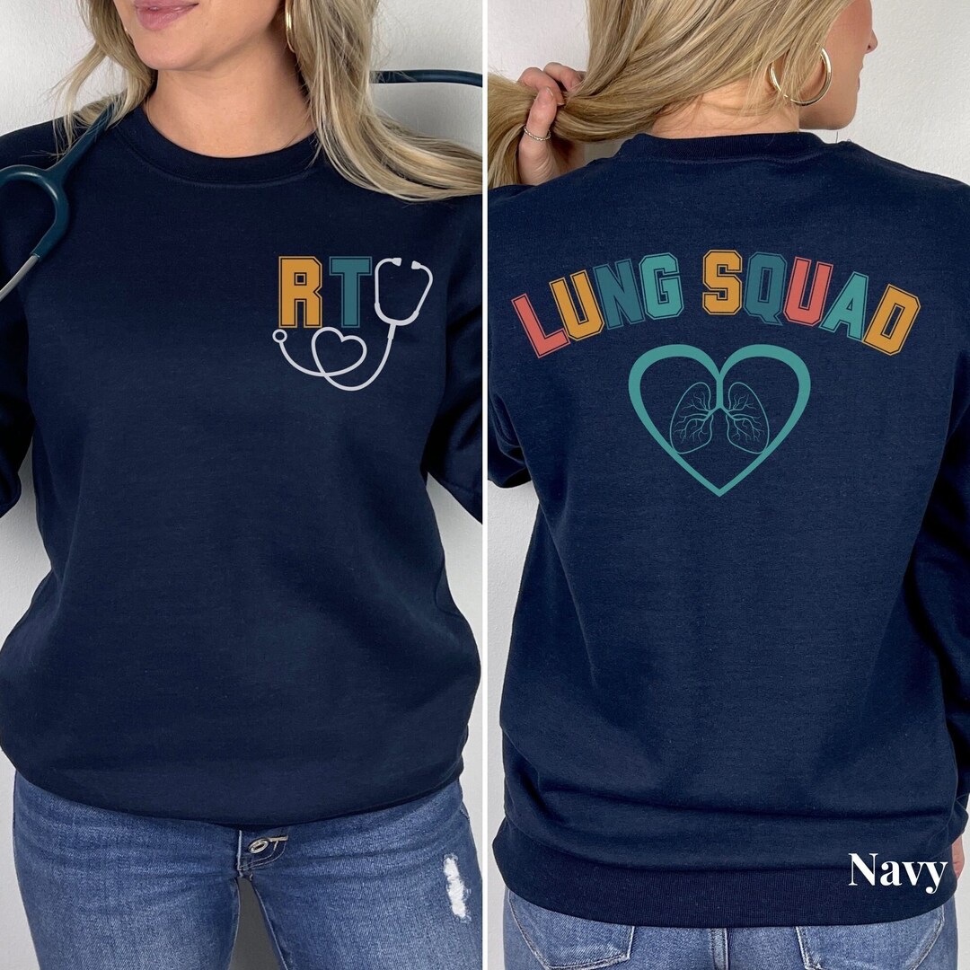 Respiratory Therapist Crewneck Sweatshirt, Lung Squad Sweater, Nicu RT ...