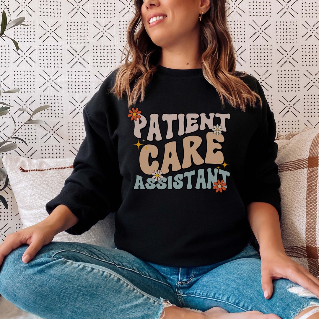 PCA Sweatshirt Gift for Patient Care Assistant, Retro PCA Crewneck, Pca ...