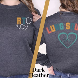 Respiratory Therapist Crewneck Sweatshirt, Lung Squad Sweater, Nicu RT ...