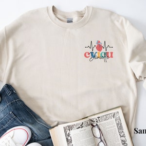 Personalized CVICU Nurse Crewneck Sweatshirt, Cardiovascular ICU Nurse ...