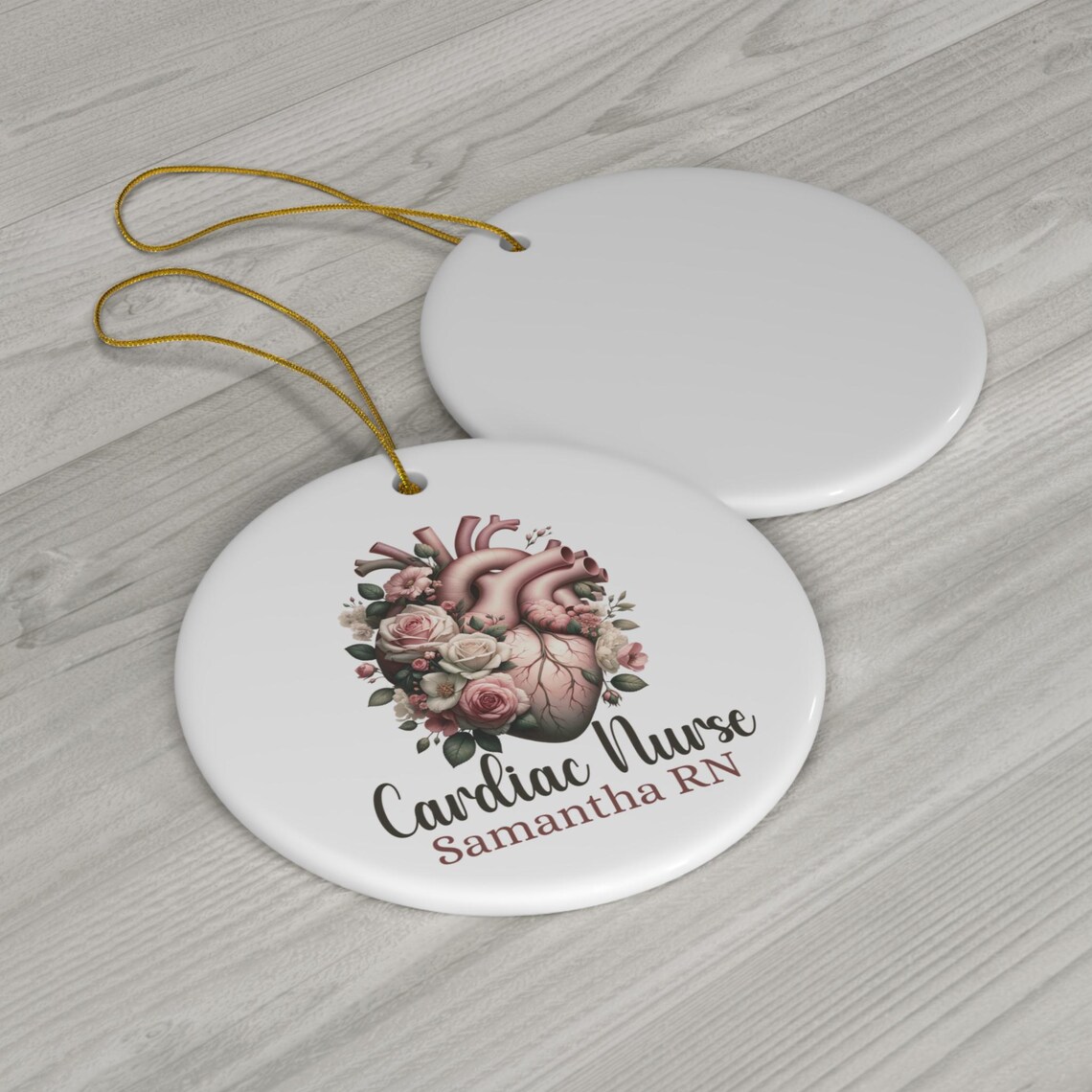 Personalized Cardiac Nurse Ornament, Cardiac Rehab Nurse Gift for ...