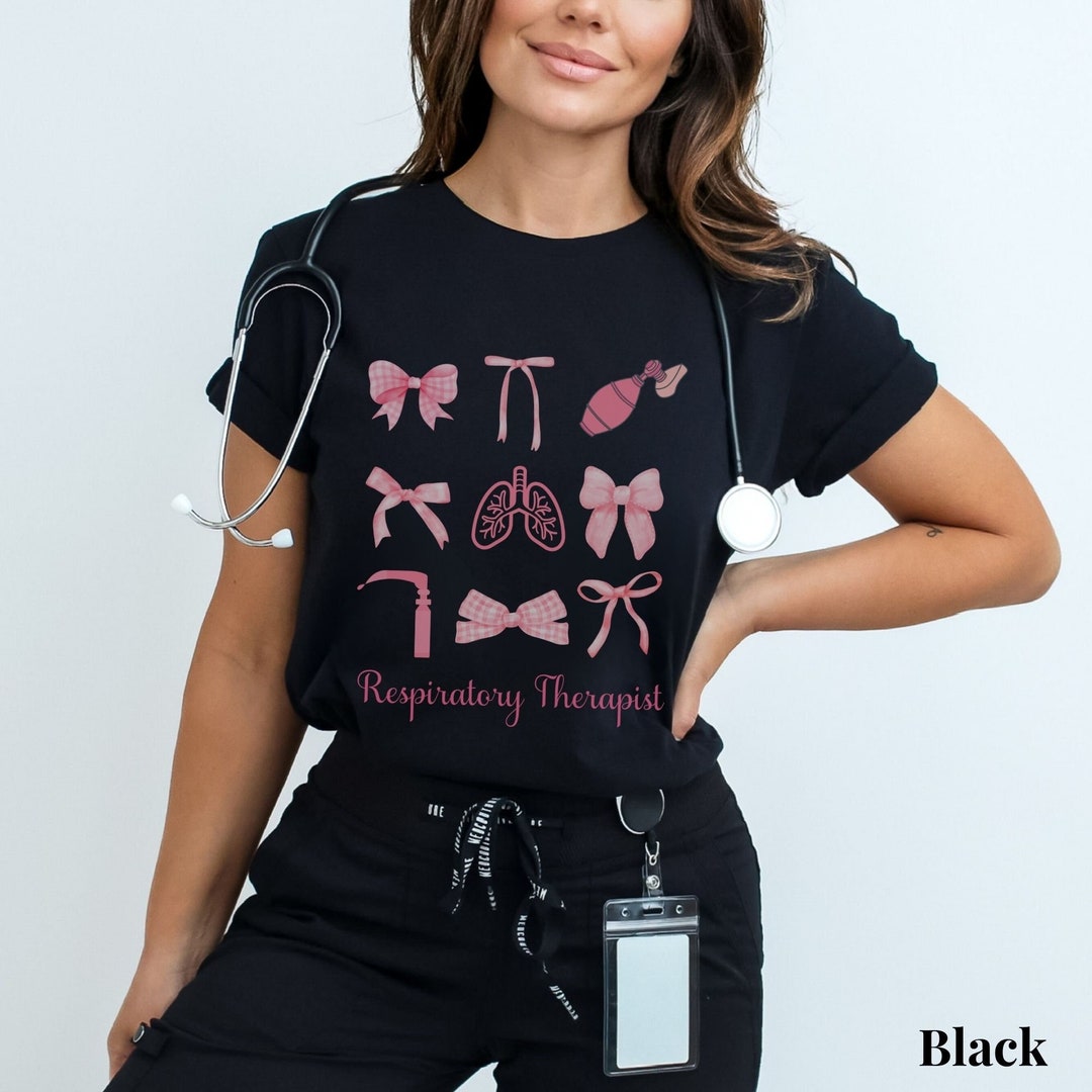 Coquette Respiratory Therapist Shirt, Girly RT Shirt, Pediatric RT ...