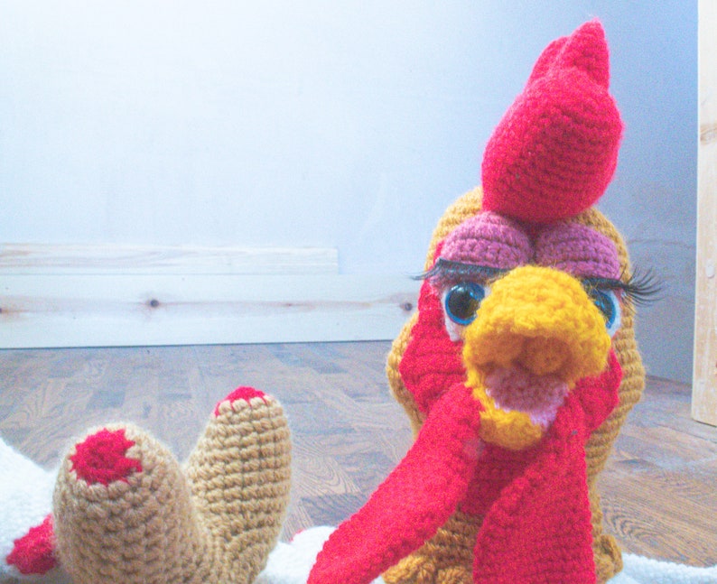 Crochet Hen Pattern, Adorable Farmyard Hen Tutorial, Easy DIY Project ...