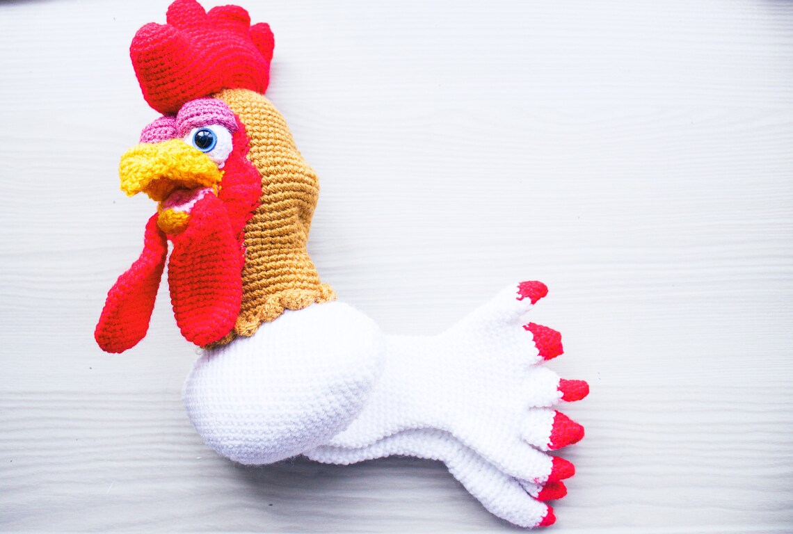 Crochet Hen Pattern, Adorable Farmyard Hen Tutorial, Easy DIY Project ...