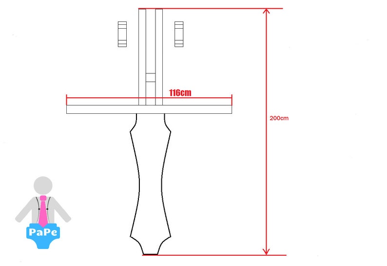 I-Typ, Erwachsene Baby Spreizhose mit Segufix, Windelhose, Spreizhose ...