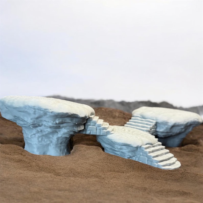 3-step Reptile Ledge – 3D Printed Climbing Decor for Geckos & Skinks - Etsy