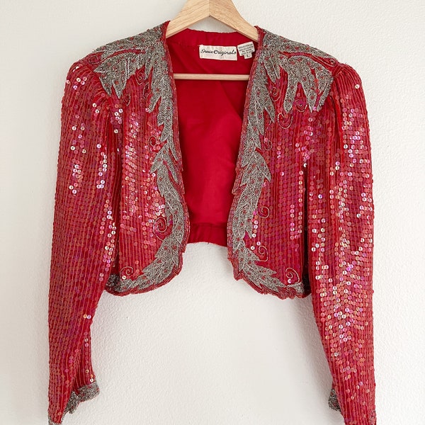 Red Bolero Jacket - Etsy