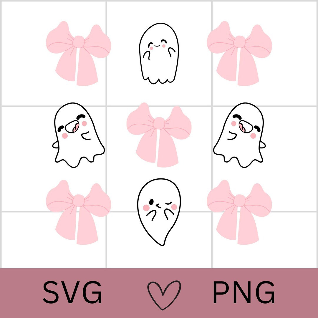 Coquette Svg Png, Coquette Halloween Svg, Cute Halloween, Pink ...