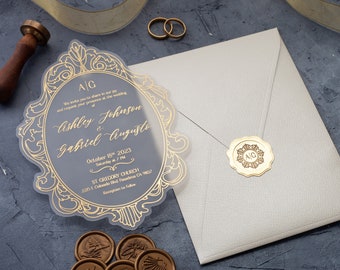 Cream Wedding Invitation - Etsy