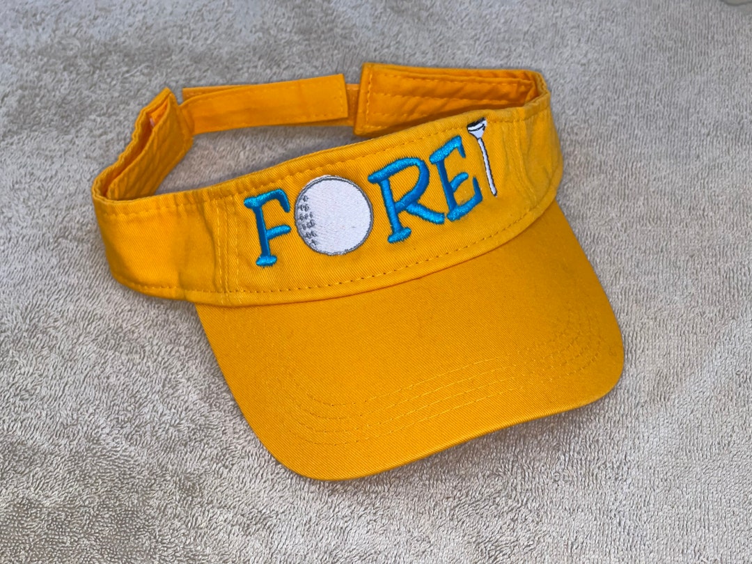 Embroidered Visor, Embroidered Sun Visors, Personalized, Beach Sun ...