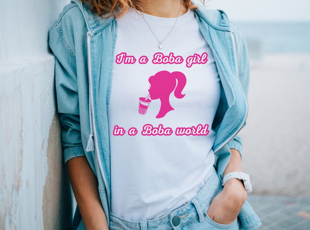 Boba Barbie Shirt, Boba Shirt, Bubble Tea Shirt, Graphic Tee - Etsy