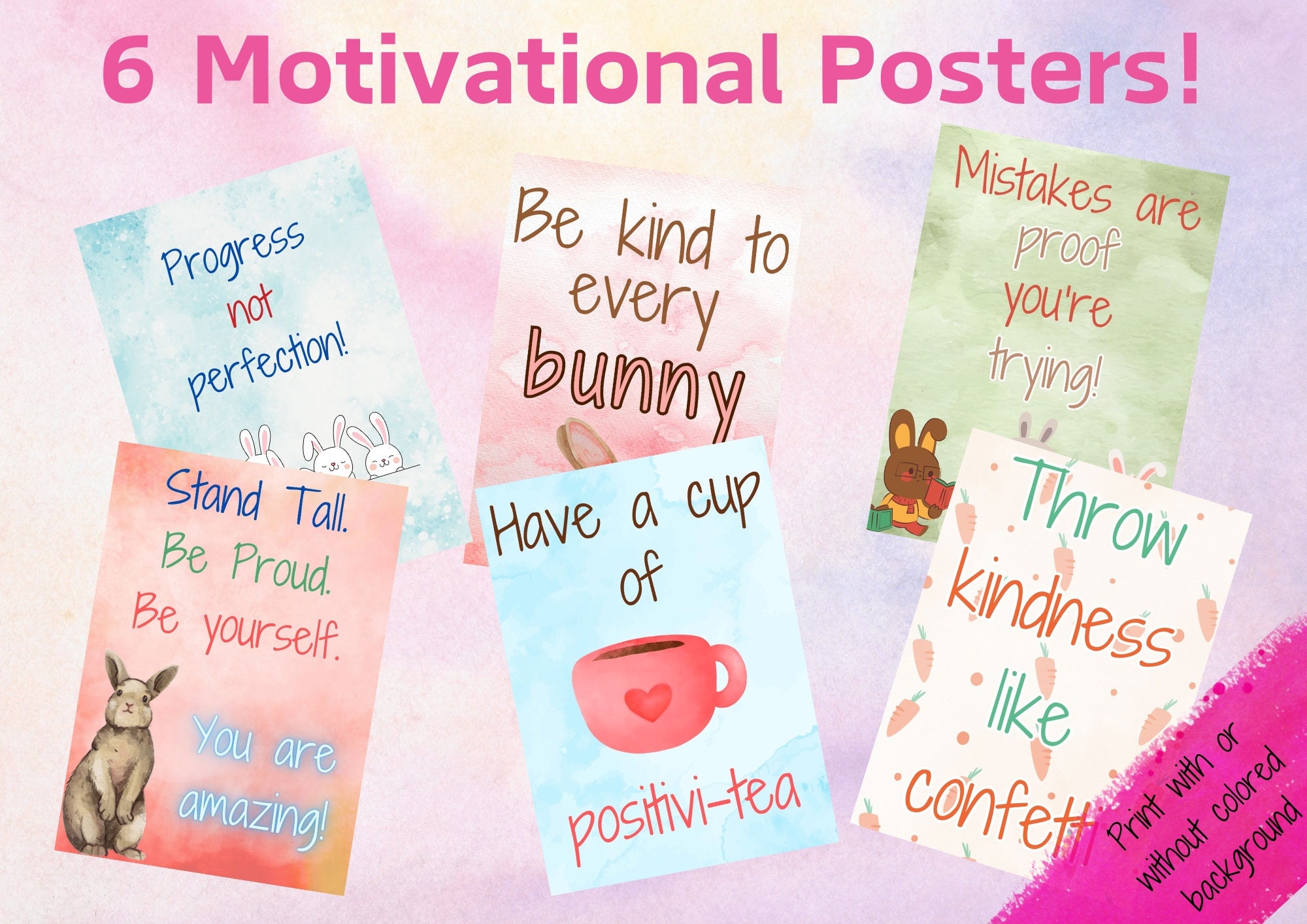 Bunny Themed Classroom Decor Bundle, Editable Classroom Decor, Easy and ...