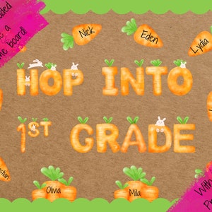 Bunny Themed Classroom Decor Bundle, Editable Classroom Decor, Easy and ...