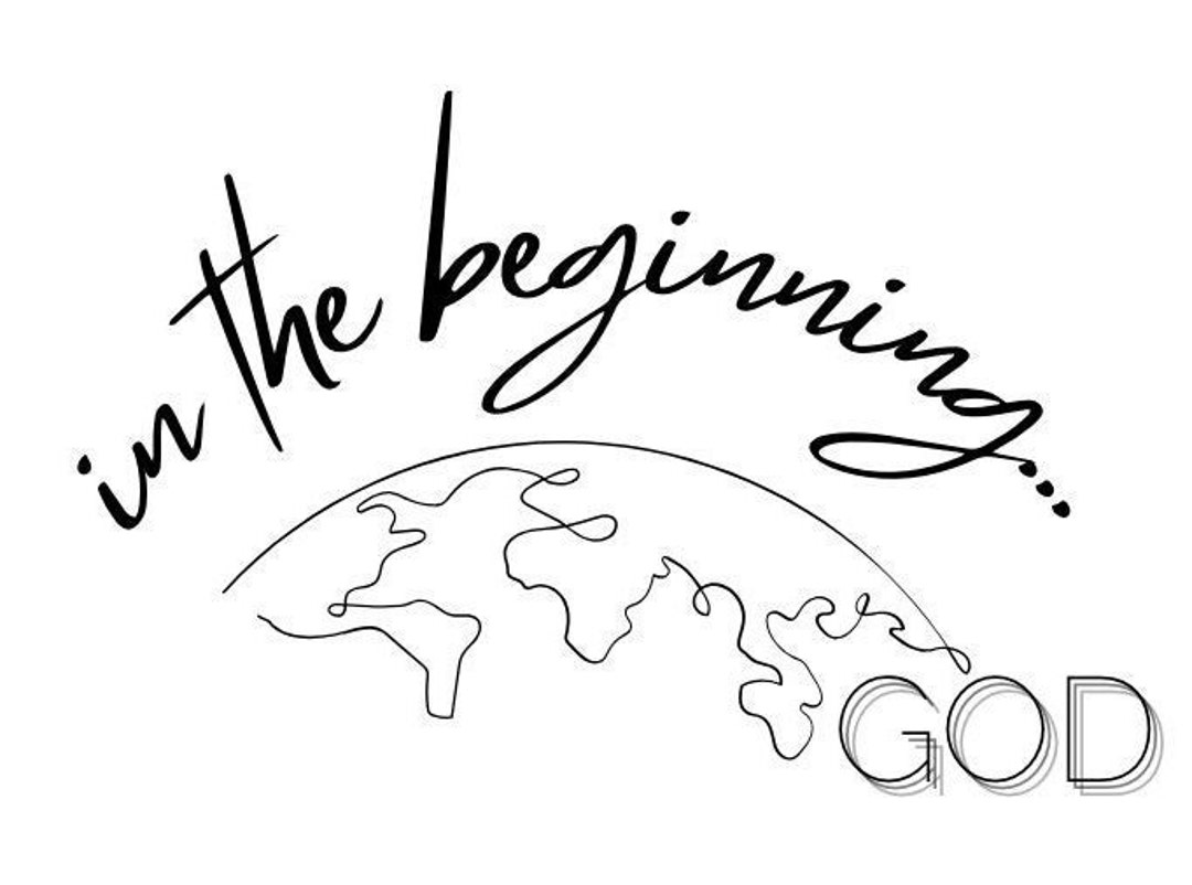 In the Beginning... PNG File, Genesis 1, in the Beginning God ...