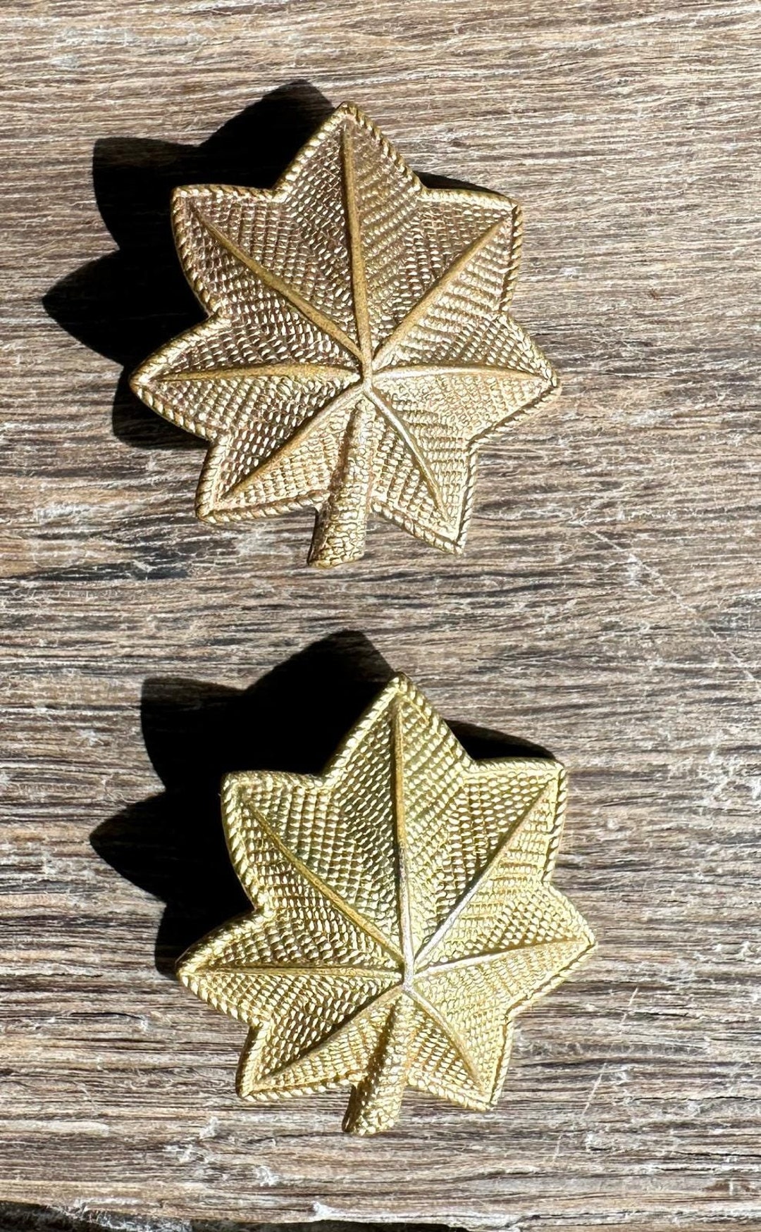 Original WWII US MAJOR Officer Rank Badges pair - Etsy