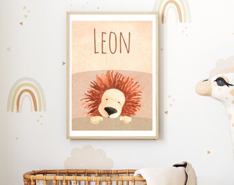 Leon Name Wall Art - Etsy