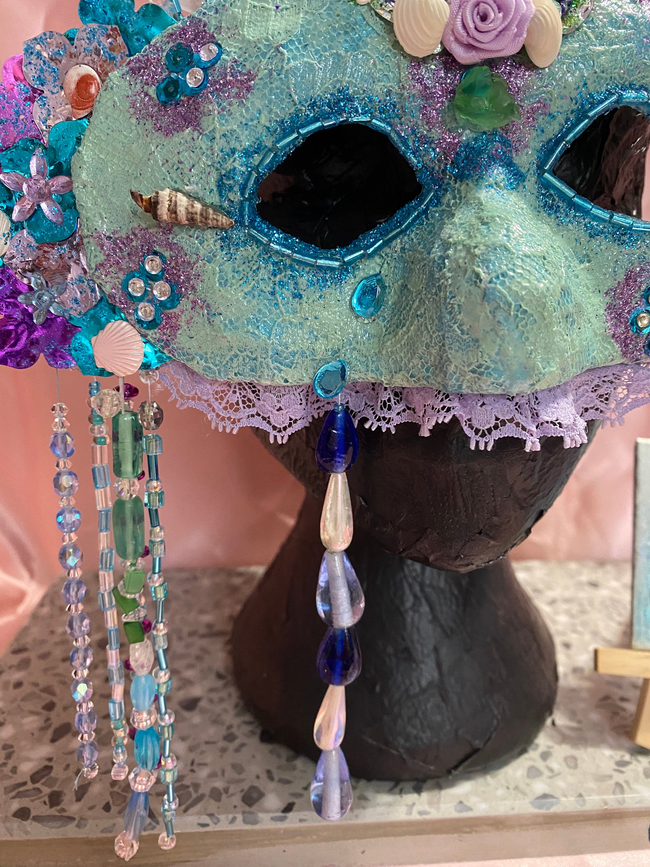 Tears of a Mermaid Masquerade Mask - Etsy
