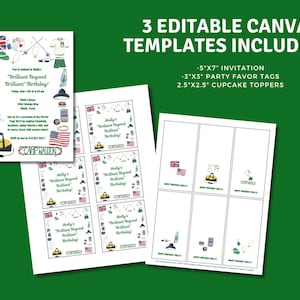 Parent Trap Party Invitation Bundle: Editable Canva Template (digital ...