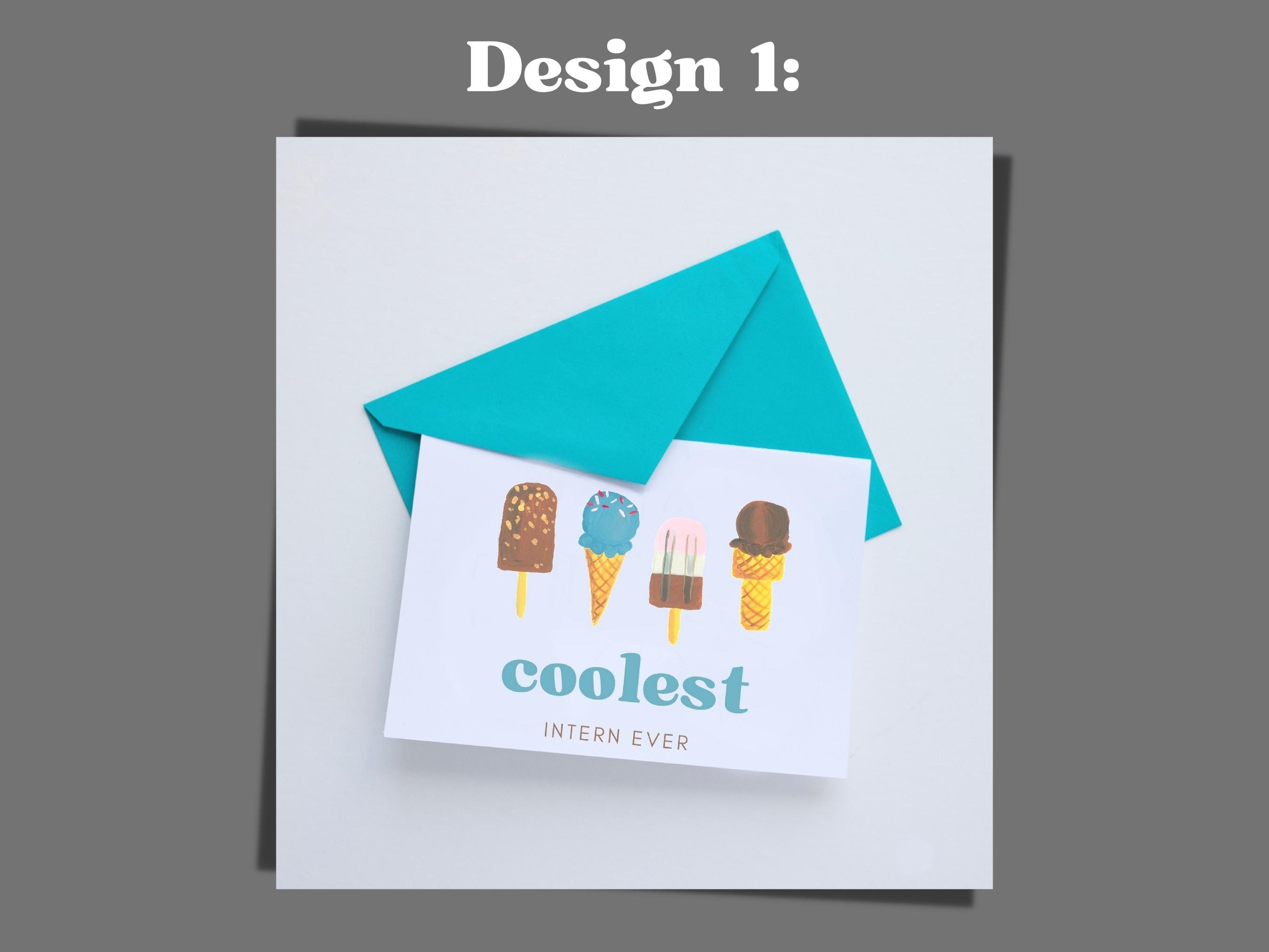 Intern Appreciation Card, Printable Intern Cards, Intern Thank You - Etsy