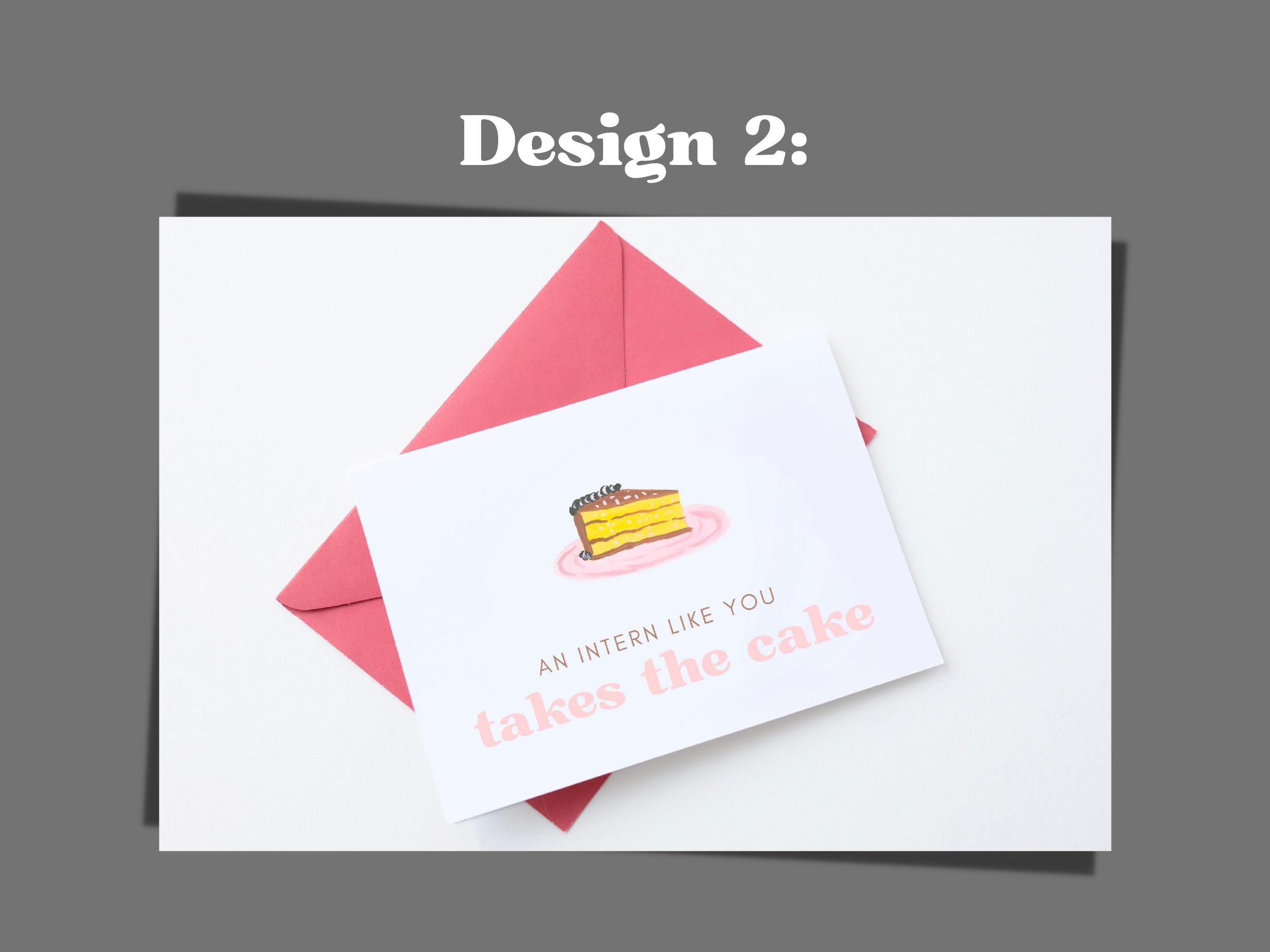 Show Your Intern Some Love With This Printable Card - Etsy