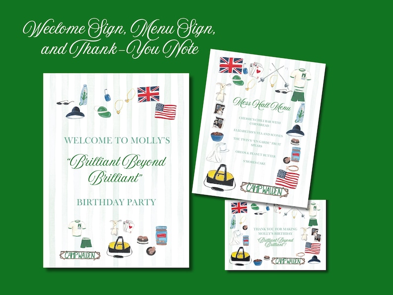 Parent Trap Party Invitation Bundle: Editable Canva Templates (digital ...