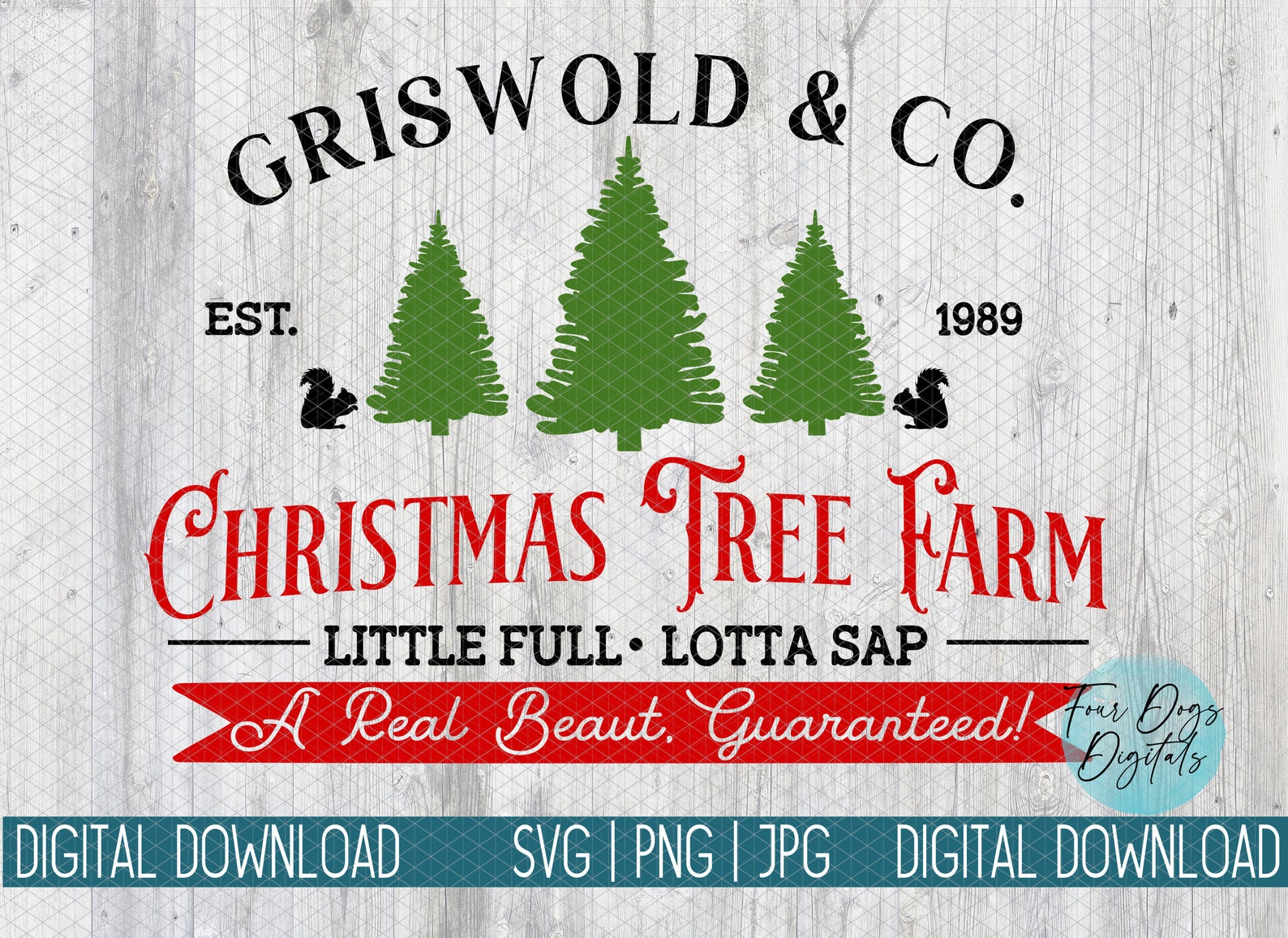 Griswold and Co Christmas Tree Farm SVG Png, Christmas Sign Svg ...