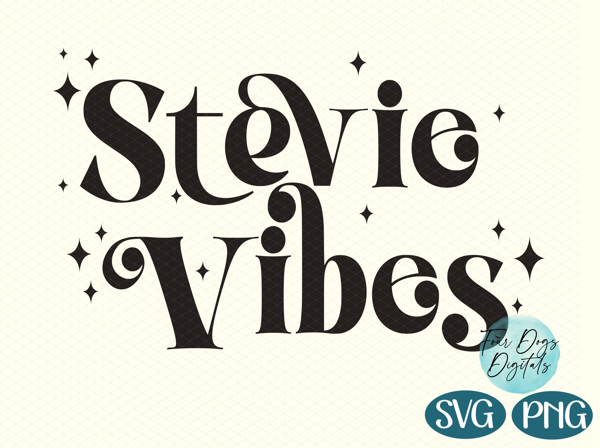 Stevie Vibes Svg Png, Classic Rock Cut File, Celestial SVG, Stevie ...