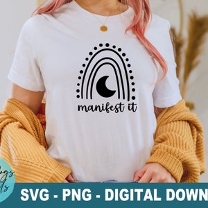 Manifest It SVG | Manifest SVG | Law of Attraction Svg | Manifestation ...
