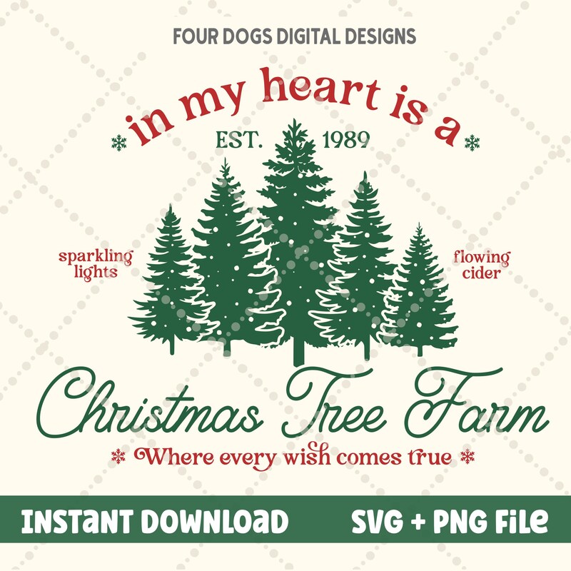 Christmas Tree Farm Svg - Etsy