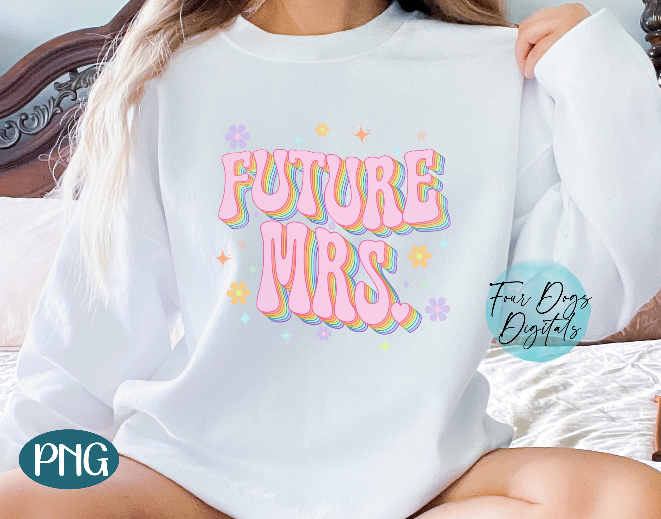 Future Mrs PNG, Wifey Png, Groovy Text, Pastel Png, Engaged Png, Bridal Party Shirt Png, Future ...