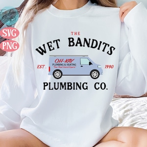Home Alone SVG PNG, the Wet Bandits Svg, Wet Bandits Plumbing Co Svg ...