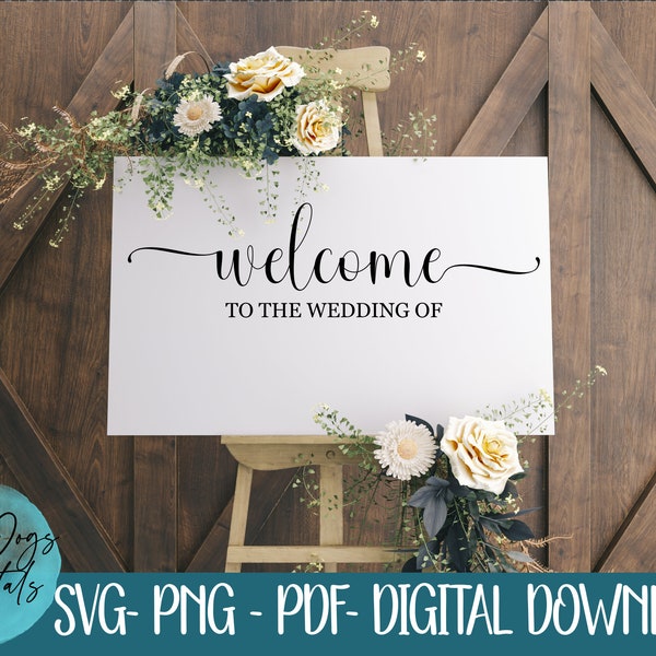 Wedding Sign Svg - Etsy