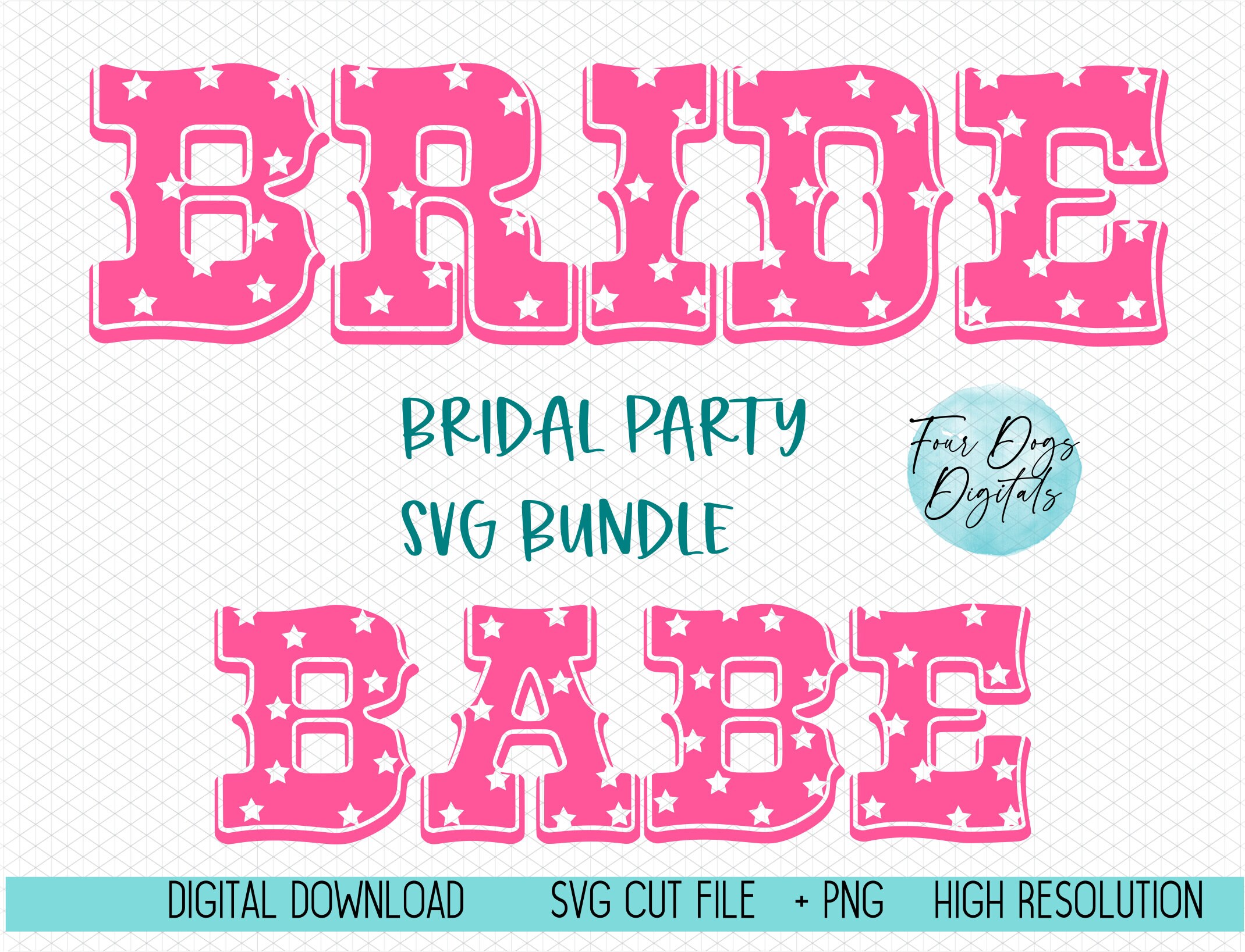 Bride SVG Bridal Party SVG Bundle Bachelorette Party Shirts - Etsy