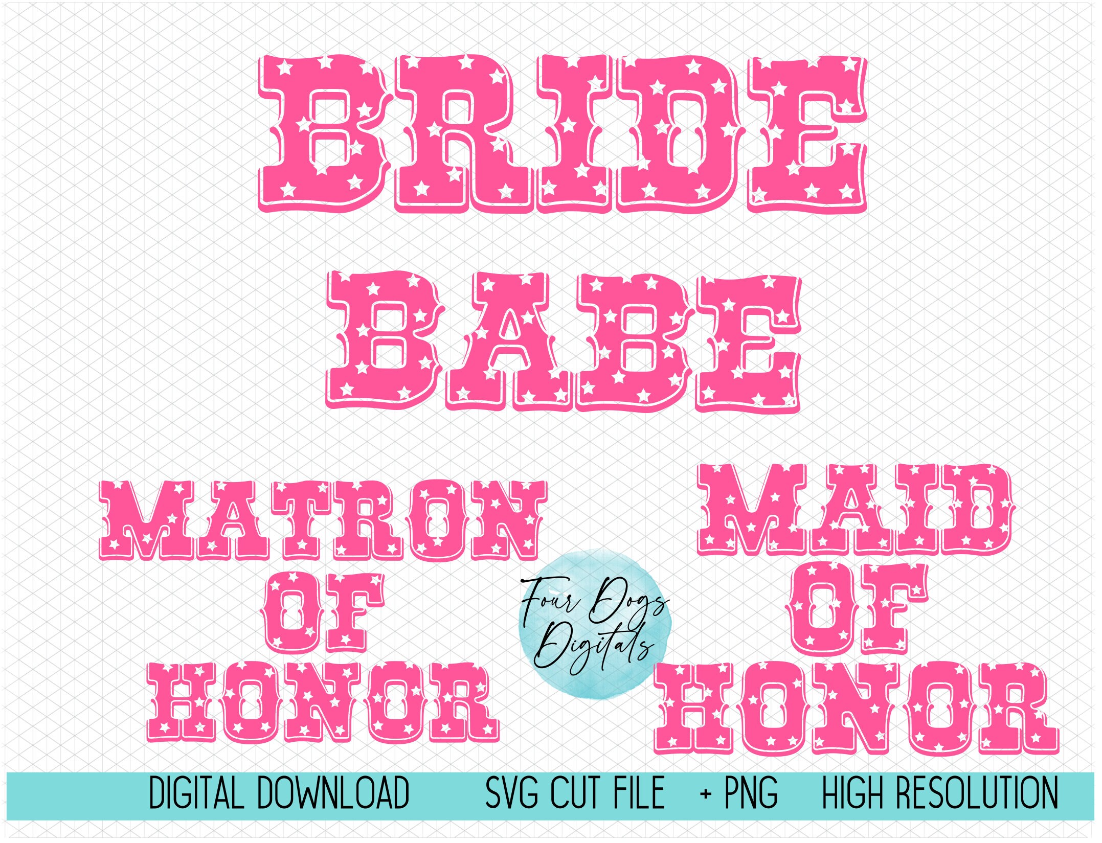 Bride SVG Bridal Party SVG Bundle Bachelorette Party Shirts - Etsy