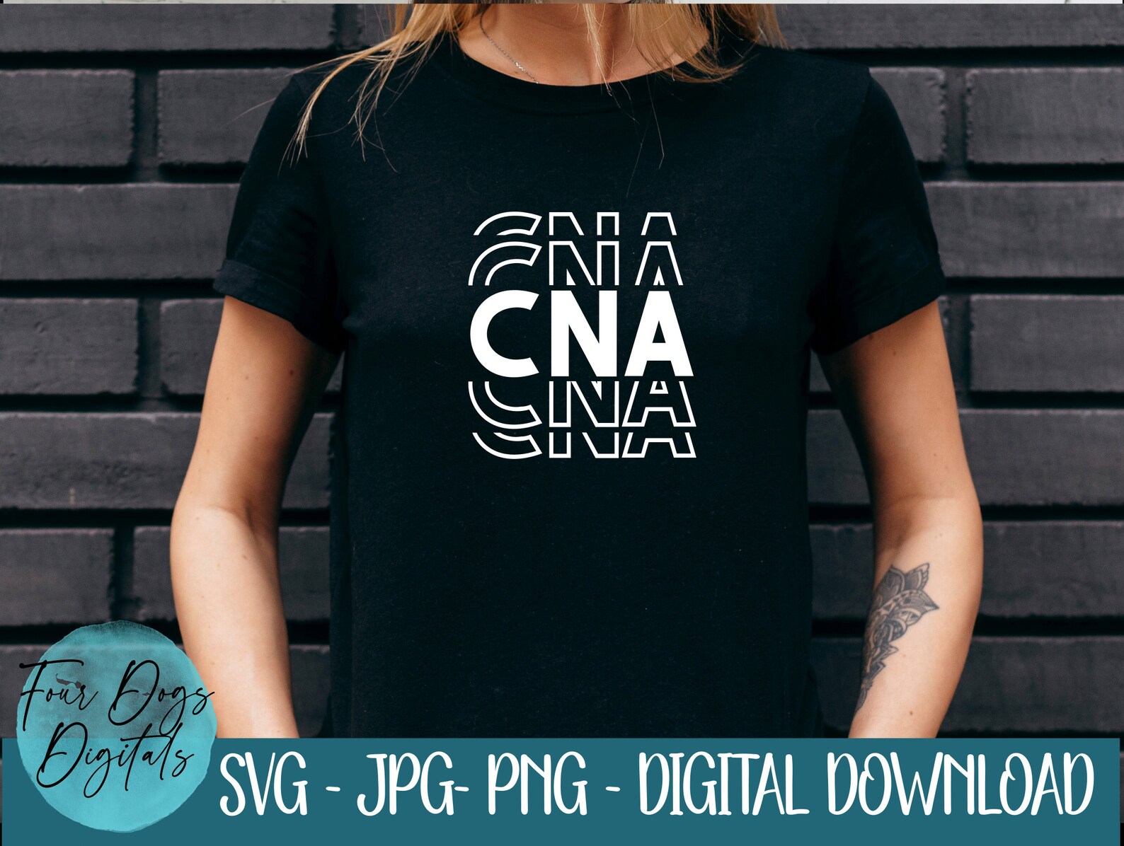 CNA Svg, Certified Nursing Assistant Svg, CNA Digital Download, CNA Cut ...
