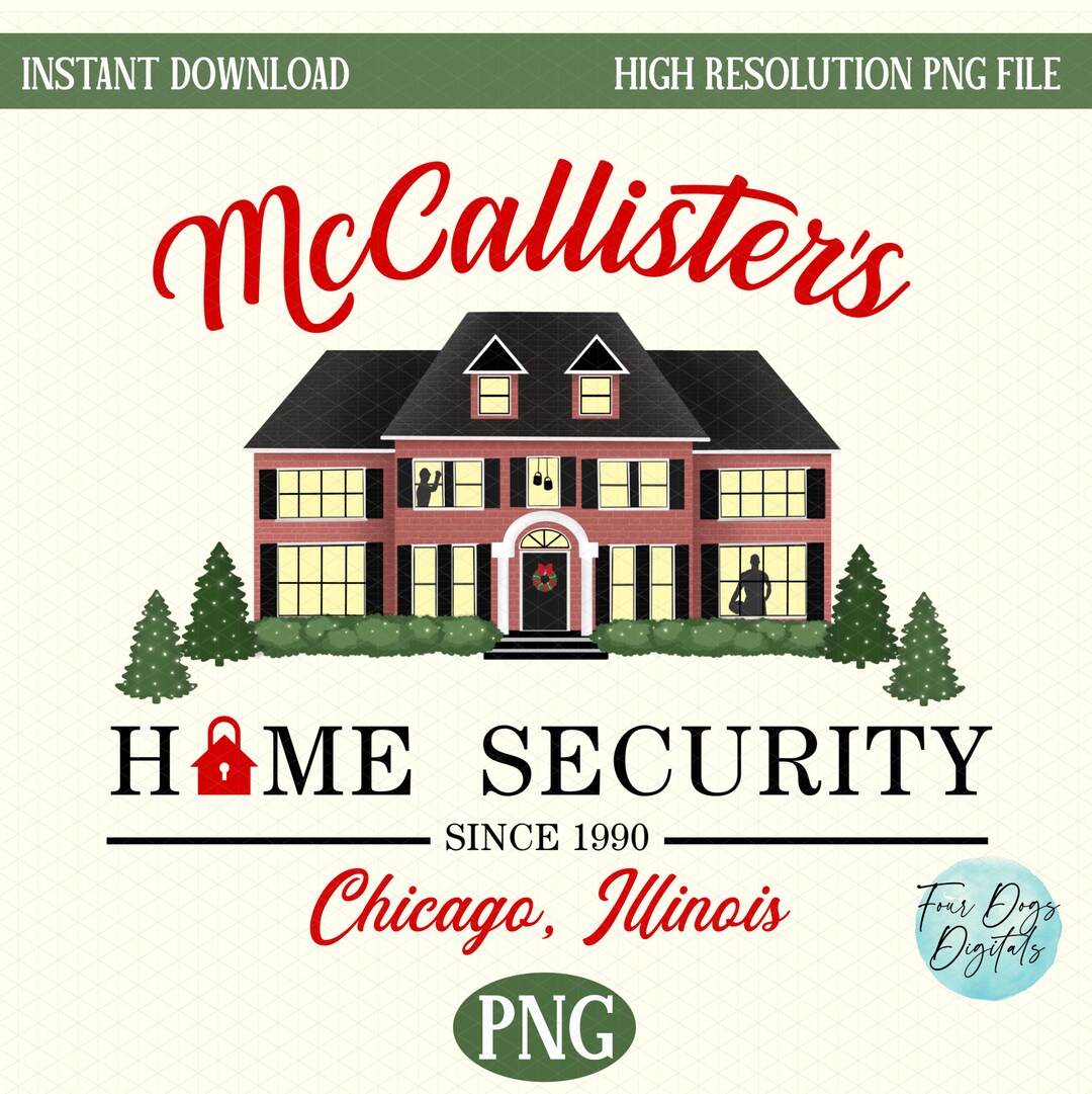 Mccallister's Home Security PNG , Home Alone PNG, Christmas Movie PNG ...