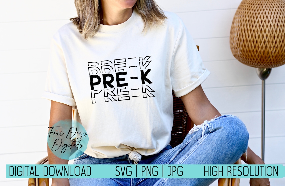 Pre K SVG Pre-k Teacher SVG Teacher SVG Pre-k Shirt | Etsy