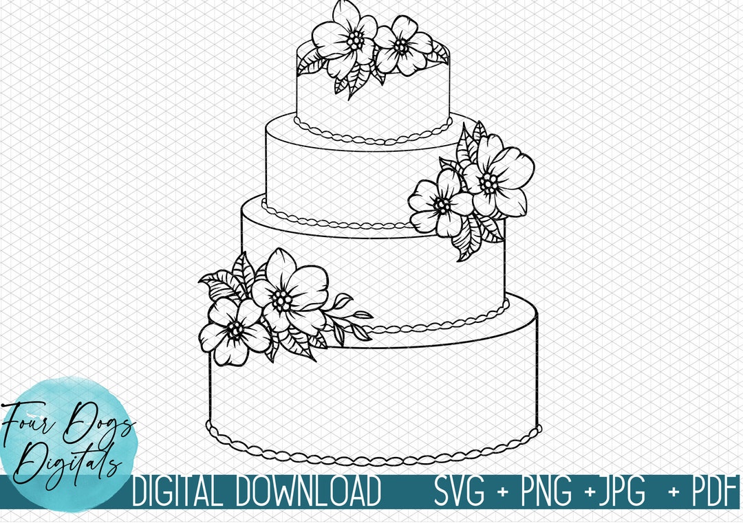 Wedding Cake SVG | Wedding Cake Sign SVG | Wedding Sign SVG, Wedding ...