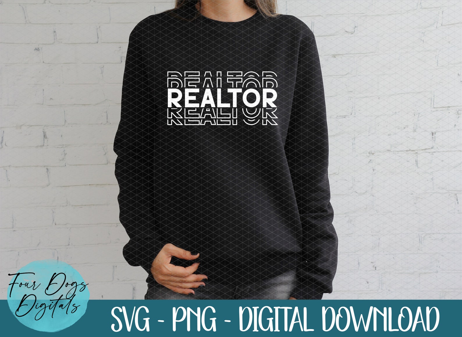 Realtor Svg Realtor Stacked Svg Realtor Shirt Digital - Etsy